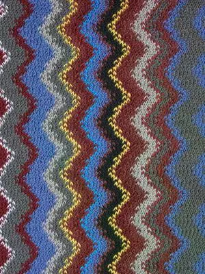 Missoni Zigzag-knit Fringed Scarf