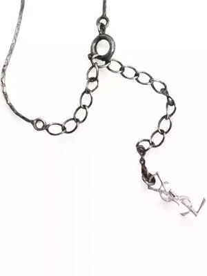 Saint Laurent Snake Chain Necklace - Silver