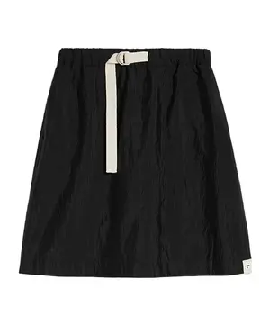 JIL SANDER Buckled A-line Miniskirt - Black