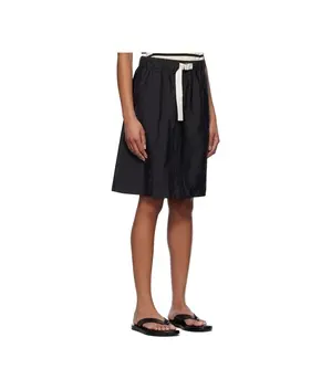 JIL SANDER Buckled A-line Miniskirt - Black