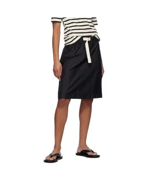 JIL SANDER Buckled A-line Miniskirt - Black