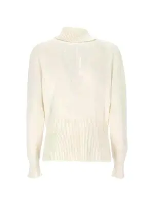 GRAN SASSO Ribbed-knit Shawl-collar Sweater