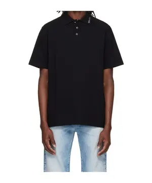 Versace Logo-embroidered Polo Shirt