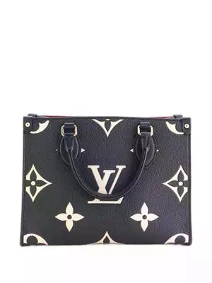 LOUIS VUITTON Onthego Bicolor Monogram Empreinte Giant Pm Tote Bag
