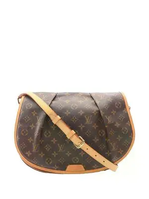 LOUIS VUITTON 2011 Monogram Menilmontant Mm Crossbody Bag - Brown