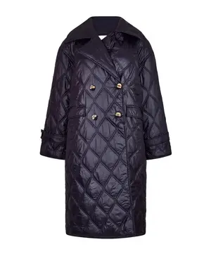 GANNI Quilted Coat