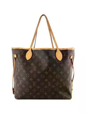 LOUIS VUITTON Neverfull Monogram Canvas Mm Tote Bag - Brown