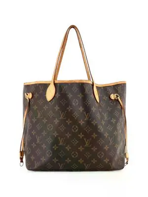 LOUIS VUITTON Neverfull Monogram Canvas Mm Tote Bag - Brown