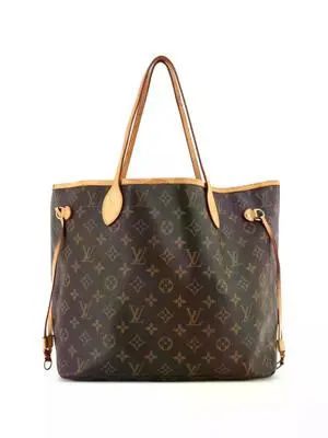 LOUIS VUITTON Monogram Canvas Neverfull Mm Tote Bag - Brown