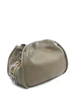Dior 2000-2010 Leather Lattice Crossbody Bag