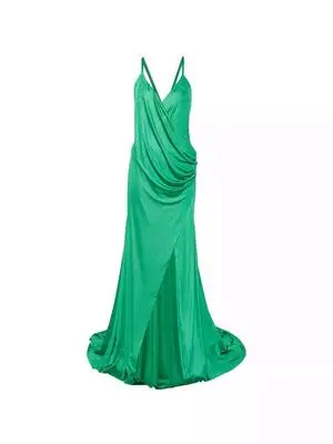 ALESSANDRO LEGORA Crystal-embellished One-shoulder Dress