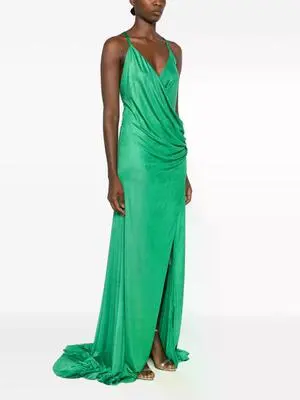 ALESSANDRO LEGORA Crystal-embellished One-shoulder Dress