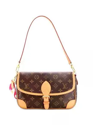 LOUIS VUITTON Diane Nm Monogram Canvas Crossbody Bag - Brown