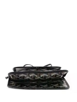 Goyard Plumet Clutch Wallet Coated Canvas Cross Body Bag - Black