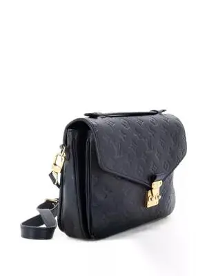 LOUIS VUITTON Pochette Metis Monogram Empreinte Leather Crossbody Bag