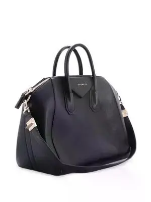 Givenchy Antigona Bag Leather Medium Satchel - Black