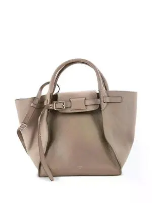 Celine Grained Calfskin Small Satchel - Neutrals
