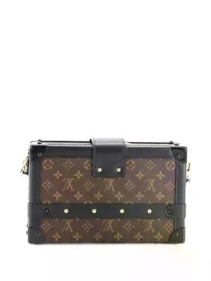 LOUIS VUITTON Monogram Canvas Petite Malle Handbag Clutch Bag