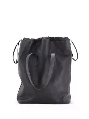 LOUIS VUITTON Cabas Light Drawstring Bag Initials Taurillon Leather Tote Bag