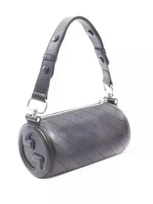 Gucci 2016-2026 Mini Leather Blondie Barrel Shoulder Bag