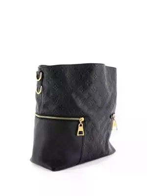 LOUIS VUITTON Monogram Empreinte Leather Melie Hobo Bag - Black