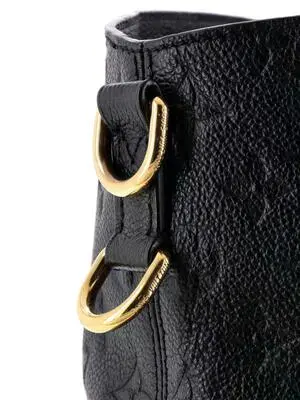 LOUIS VUITTON Monogram Empreinte Leather Melie Hobo Bag - Black