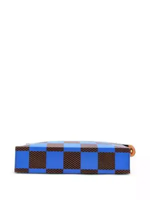LOUIS VUITTON Pochette Voyage Damier Pop Mm Clutch Bag - Blue