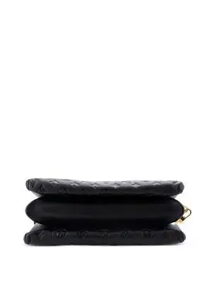 LOUIS VUITTON Coussin Mm Crossbody Bag Monogram Embossed Lambskin - Black