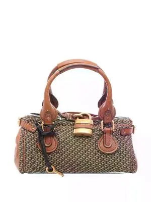 Chloé 2010-2026 Canvas Paddington Handbag - Brown