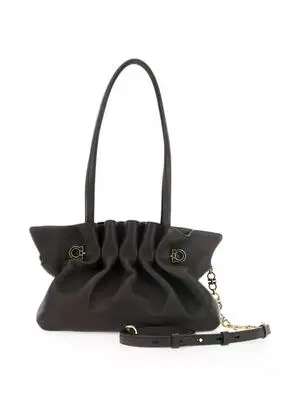 FERRAGAMO Soft Bag S - Brown