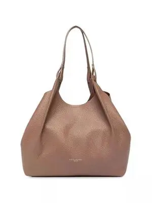 GIANNI CHIARINI Grained Leather Tote Bag