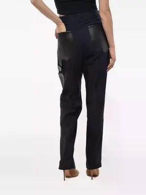 Stella McCartney Gavin Eco-leather Patch Trousers