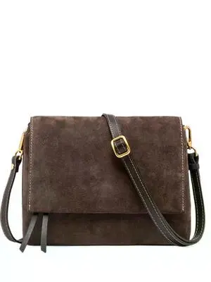 GIANNI CHIARINI Suede Cross Body Bag