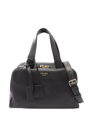 Prada 2013-2026 Vitello Daino Satchel - Black