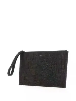 Orciani Cocco Nabuck Clutch Bag