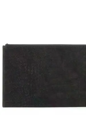 Orciani Cocco Nabuck Clutch Bag