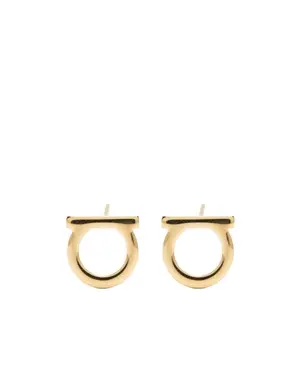 FERRAGAMO Round Earrings - Yellow