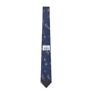 VIVIENNE WESTWOOD Pattern-jacquard Tie
