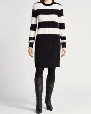 Max Mara Striped Crewneck Sweater
