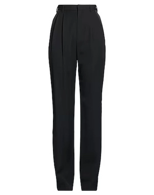 Saint Laurent Solid Color Tapered Pants