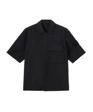 Stone Island Logo-patch Short-sleeve Shirt