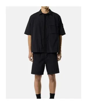 Stone Island Logo-patch Short-sleeve Shirt