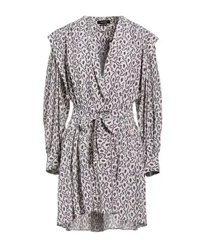 Isabel Marant Étoile Printed Crepe Wrap-effect Short Dress