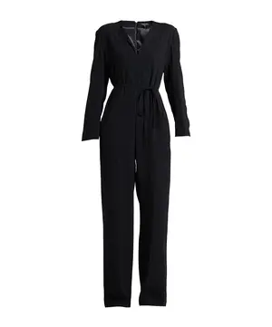 Rag & Bone Plain Colour Jumpsuit - Black