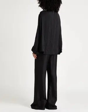 Balenciaga Satin Shirt - Black