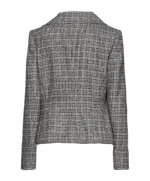 Dolce & Gabbana Houndstooth Tweed Long Sleeves Blazer