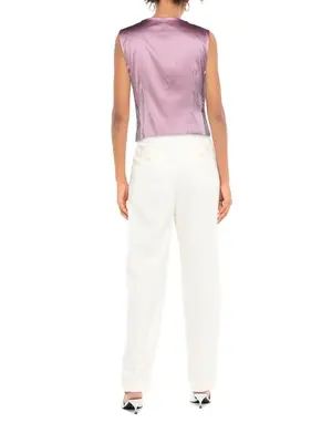 Dolce & Gabbana Metallic Jacquard Satin Sleeveless Vest