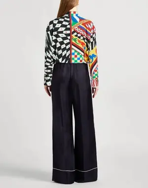 Dolce & Gabbana Multicolour Woven Long-sleeve Shirt