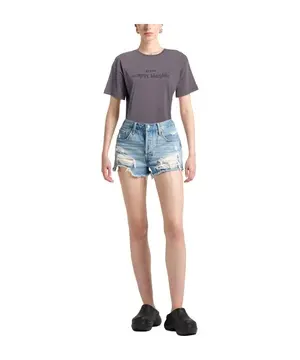 MAISON MARGIELA Embroidered Logo T-shirt - Gray