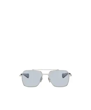 Dita Flight-seven Navigator-frame Sunglasses - Silver